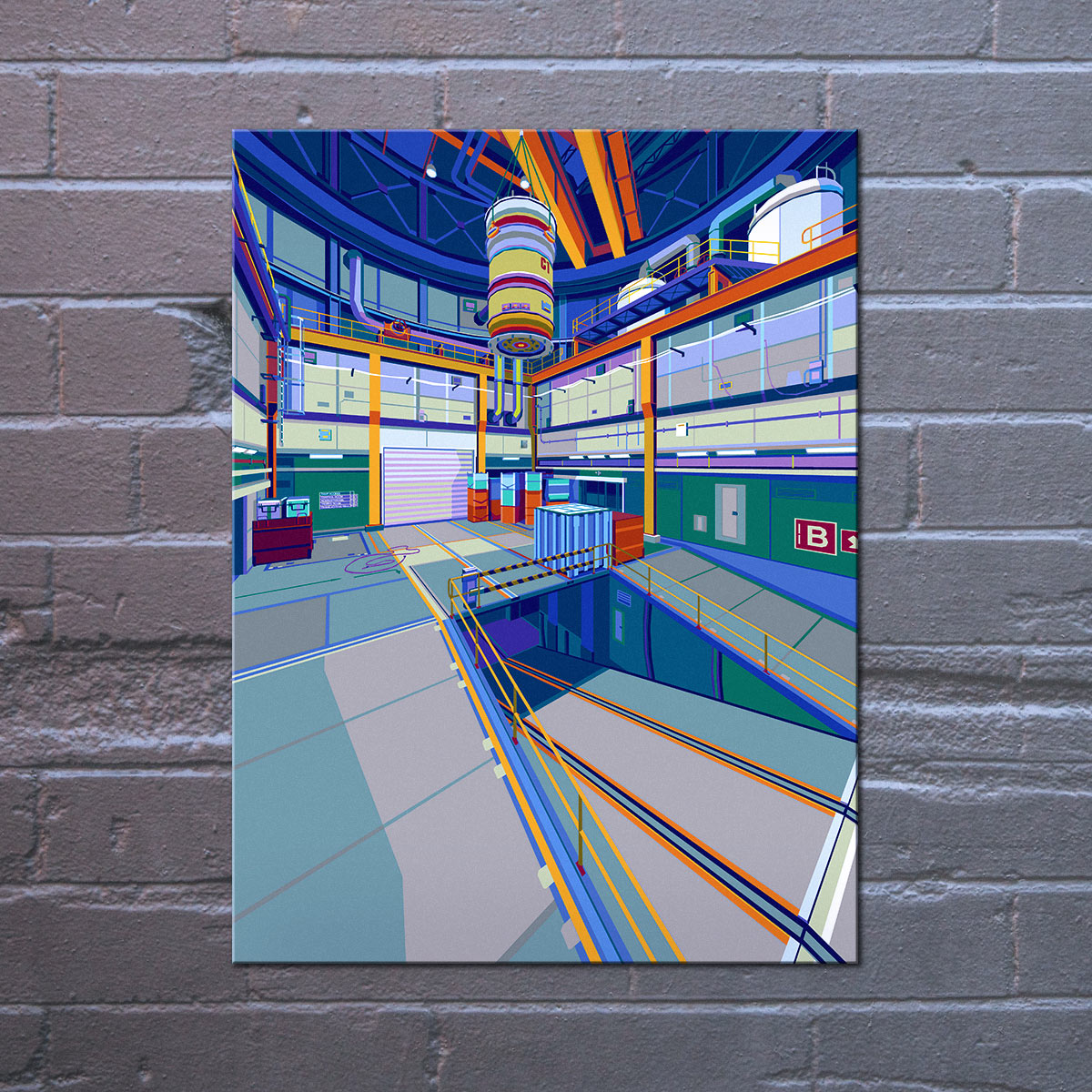 Nuke Ramp Room Metal Print – WheezyT